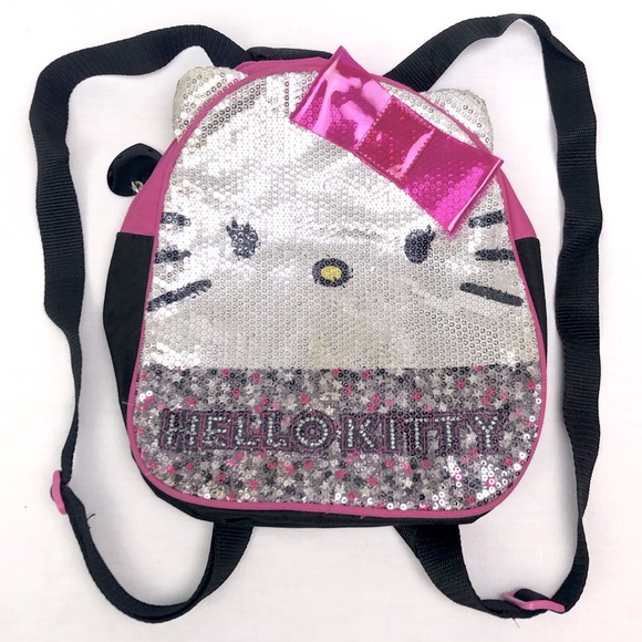 Hello Kitty | Bags | Hello Kitty Mini Backpack Sequined | Poshmark